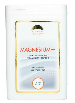 Magnezij+ z dodatno sinergijo cinka, vitamina B6, vitamina D in bakra